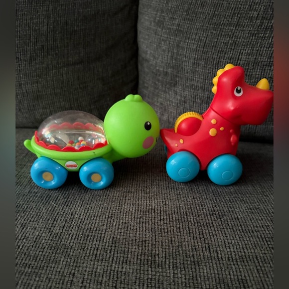 Fisher-Price | Toys | Fisher Price Turtle Mirror Rattle Toy Trex ...